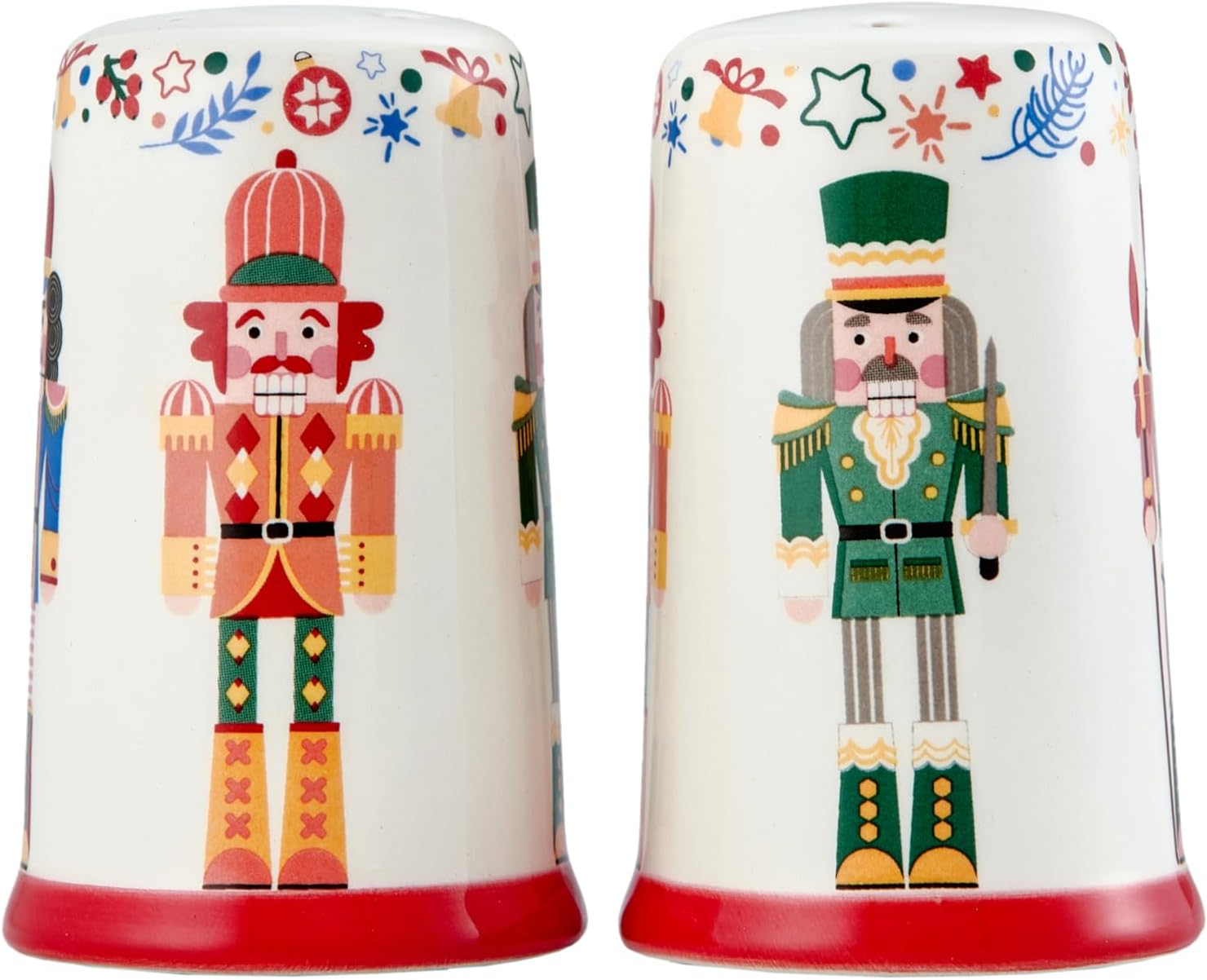 Amazon.com: Spode Christmas Tree Nutcracker Salt and Pepper Shaker Set ...