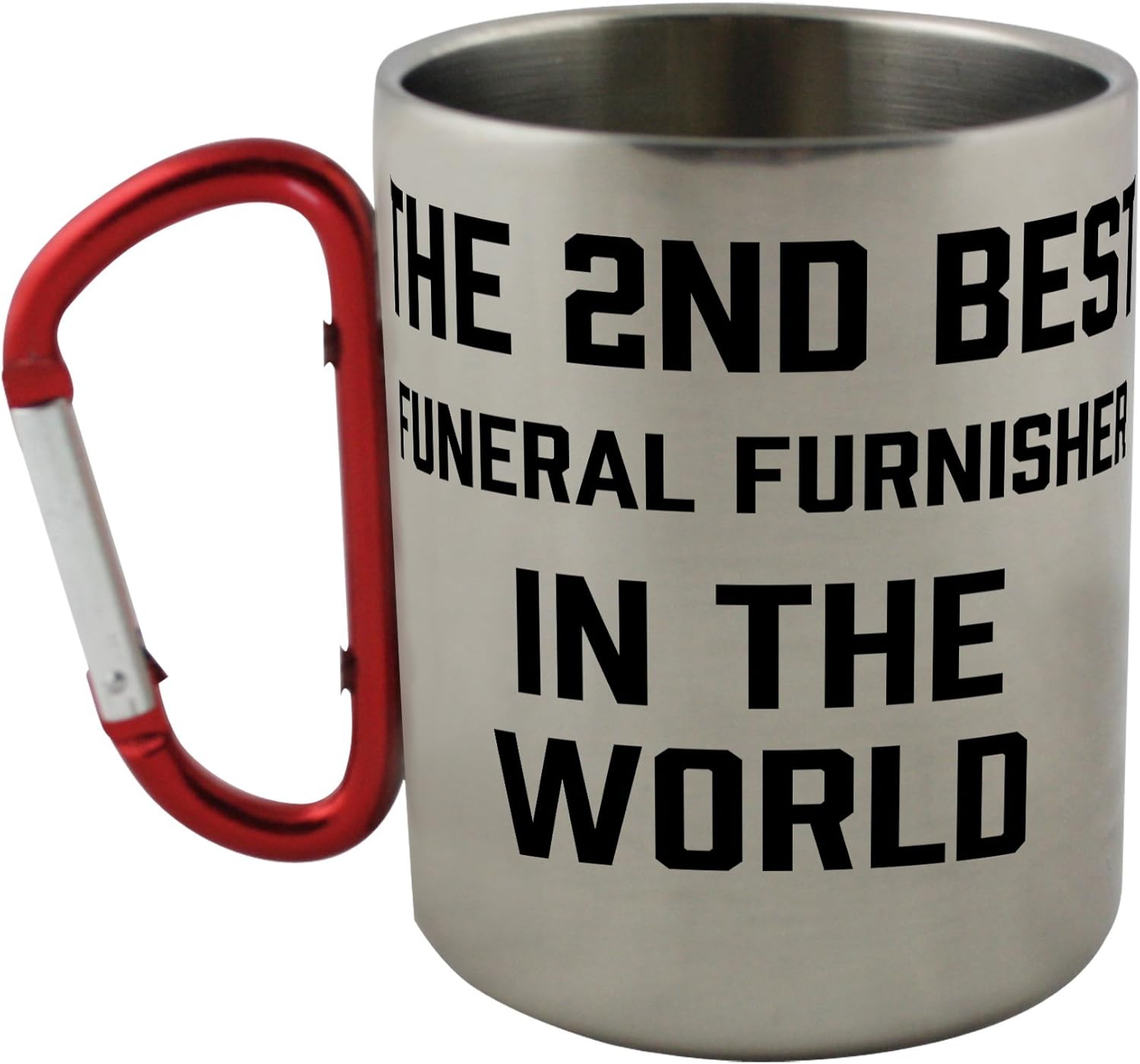 Amazon.com | Stainless steel mug with carabiner handle with THE 2ND ...