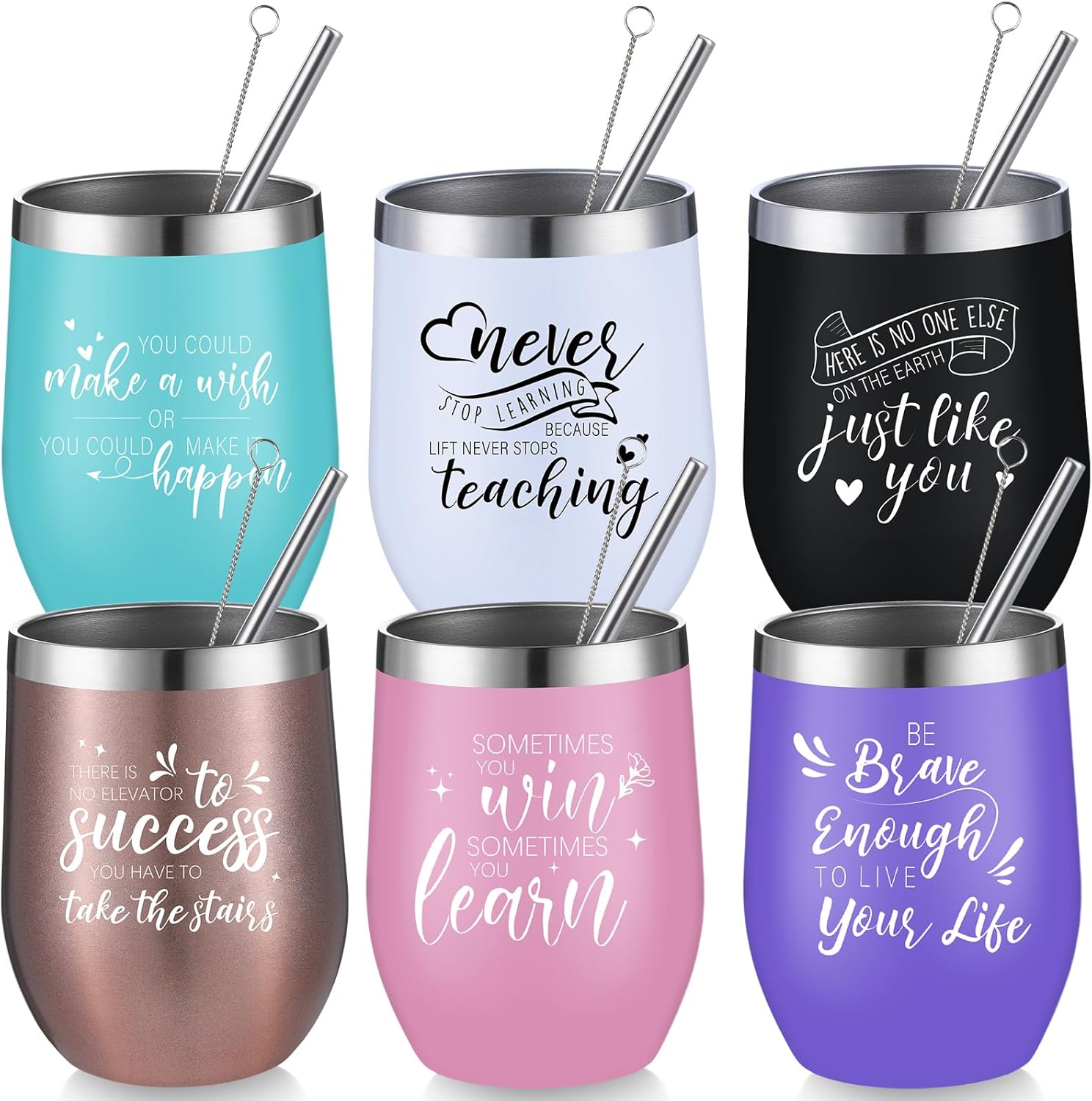 Juego de 6 vasos de 12 onzas, regalos de agradecimiento a los empleados ...