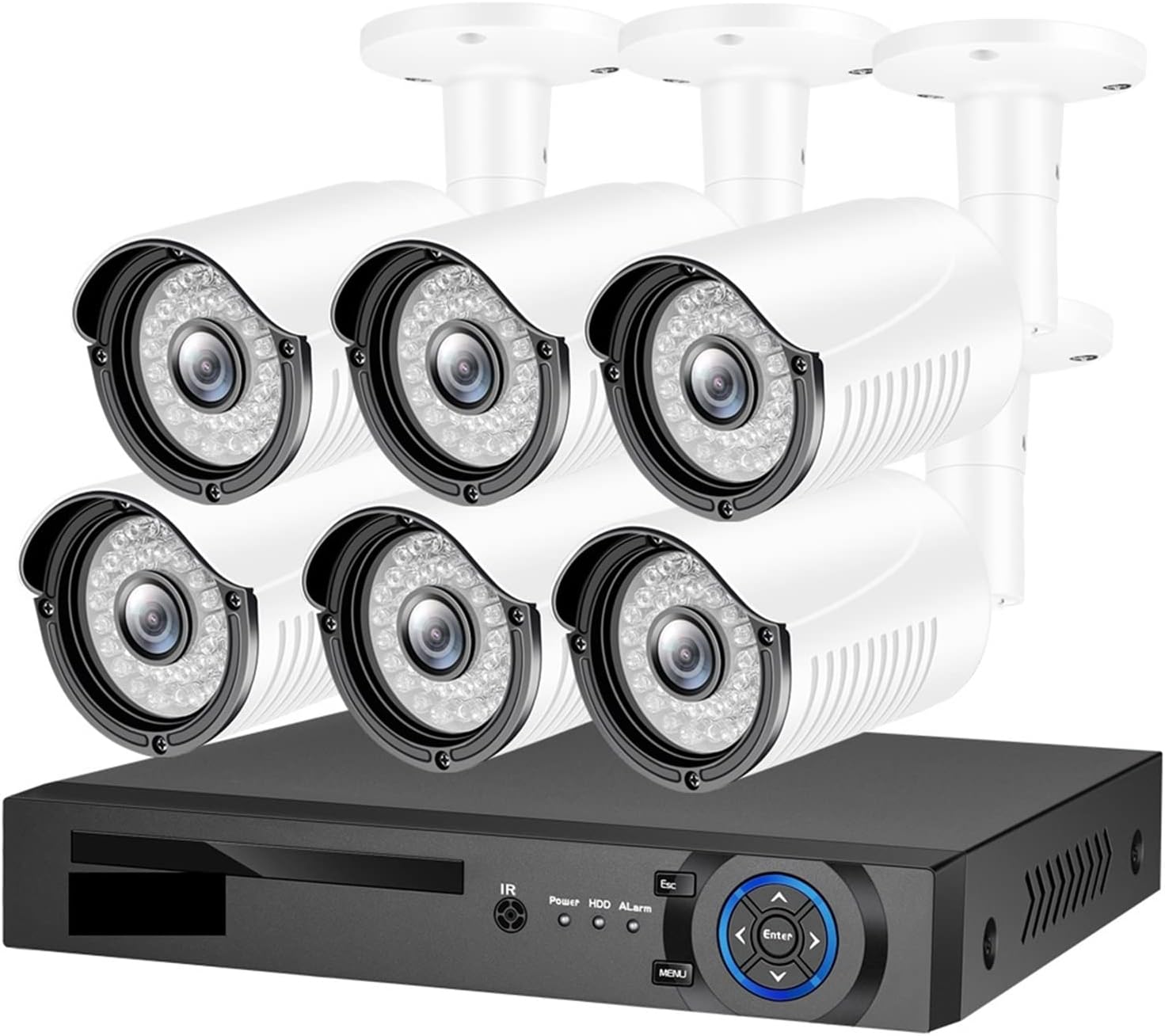 Amazon.com : Security Camera System 4K 8MP Security Camera System Kit H ...