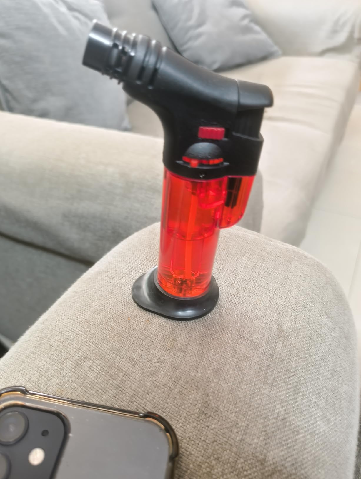 R H LIFESTYLE Blow Torch Fire Gun Jet Flame Refillable Butane Gas ...