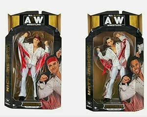 Amazon.com: Matt And Nick Jackson The Young Bucks AEW Unrivaled Series 1 Wrestling Figure All ...