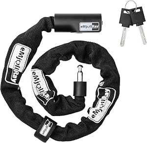 Amazon.com: eMjollRay E-Scooter Lock,E-Scooter Chain Lock with 2 Keys,2 ...