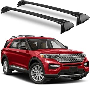 Amazon.com: LIngHang Roof Rack Cross Bars Compatible with Ford Explorer ...