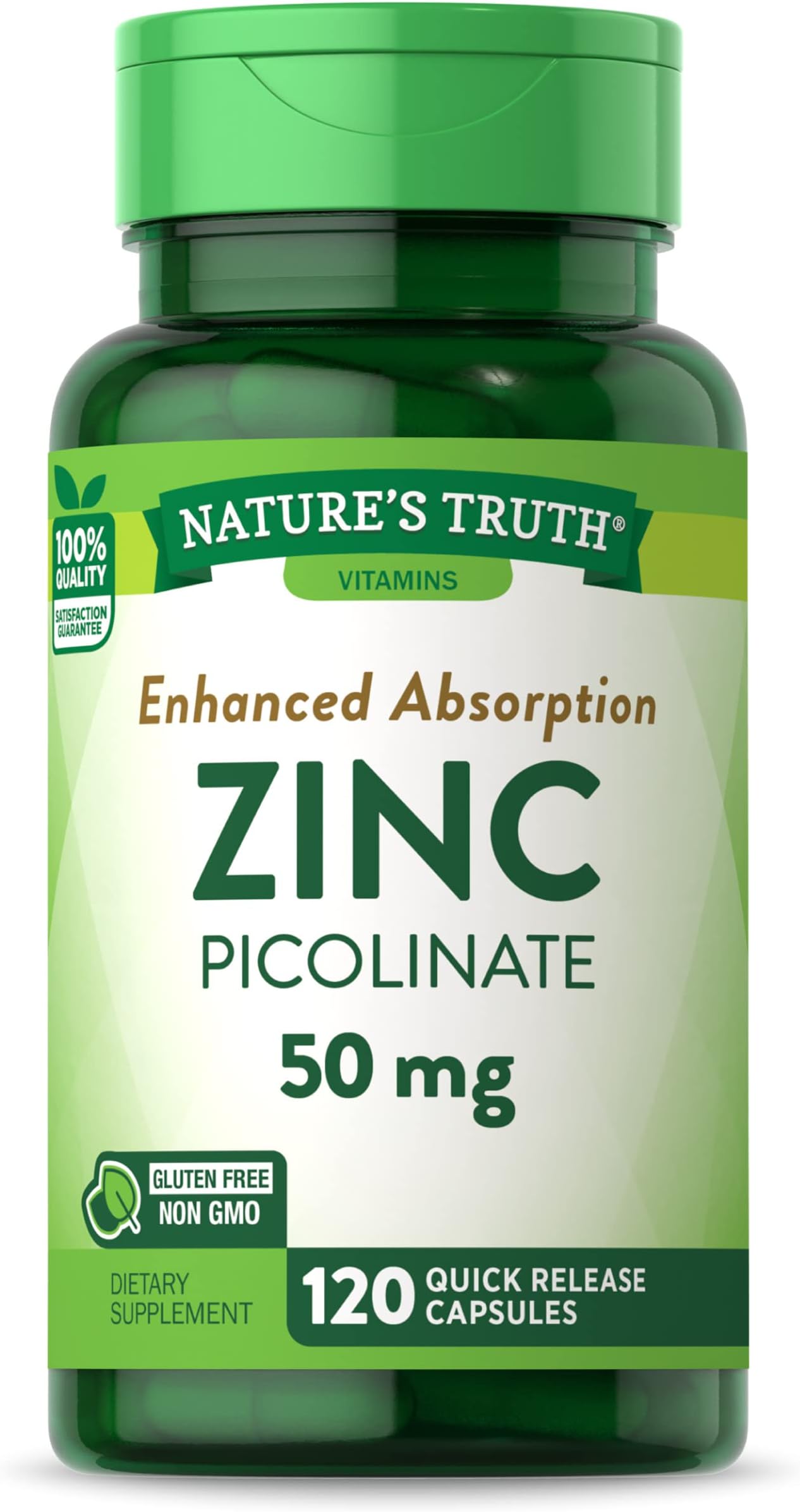 Amazon.com: NOW Supplements, Zinc Picolinate 50 mg, Supports Enzyme ...