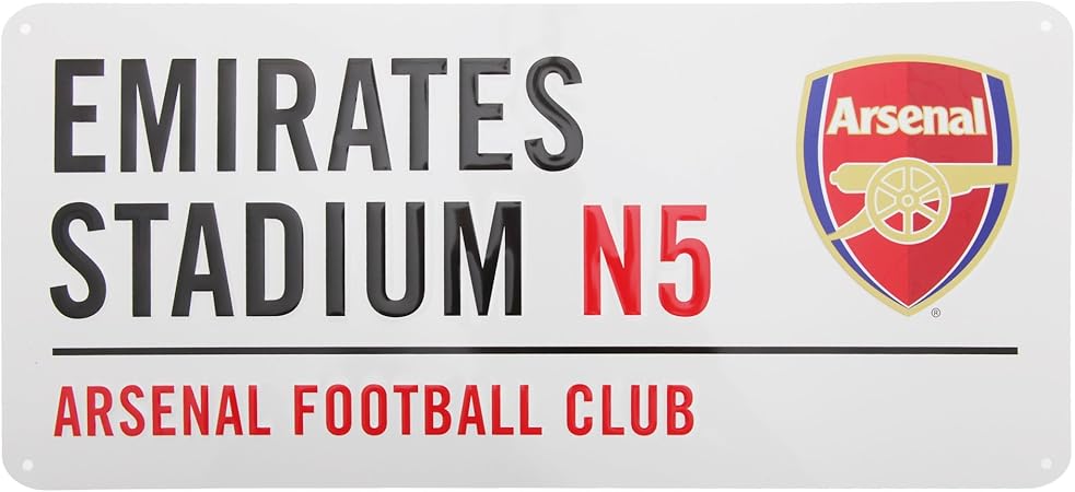 Arsenal Street Sign (40 cm x 18 cm) : Amazon.co.uk: Sports & Outdoors