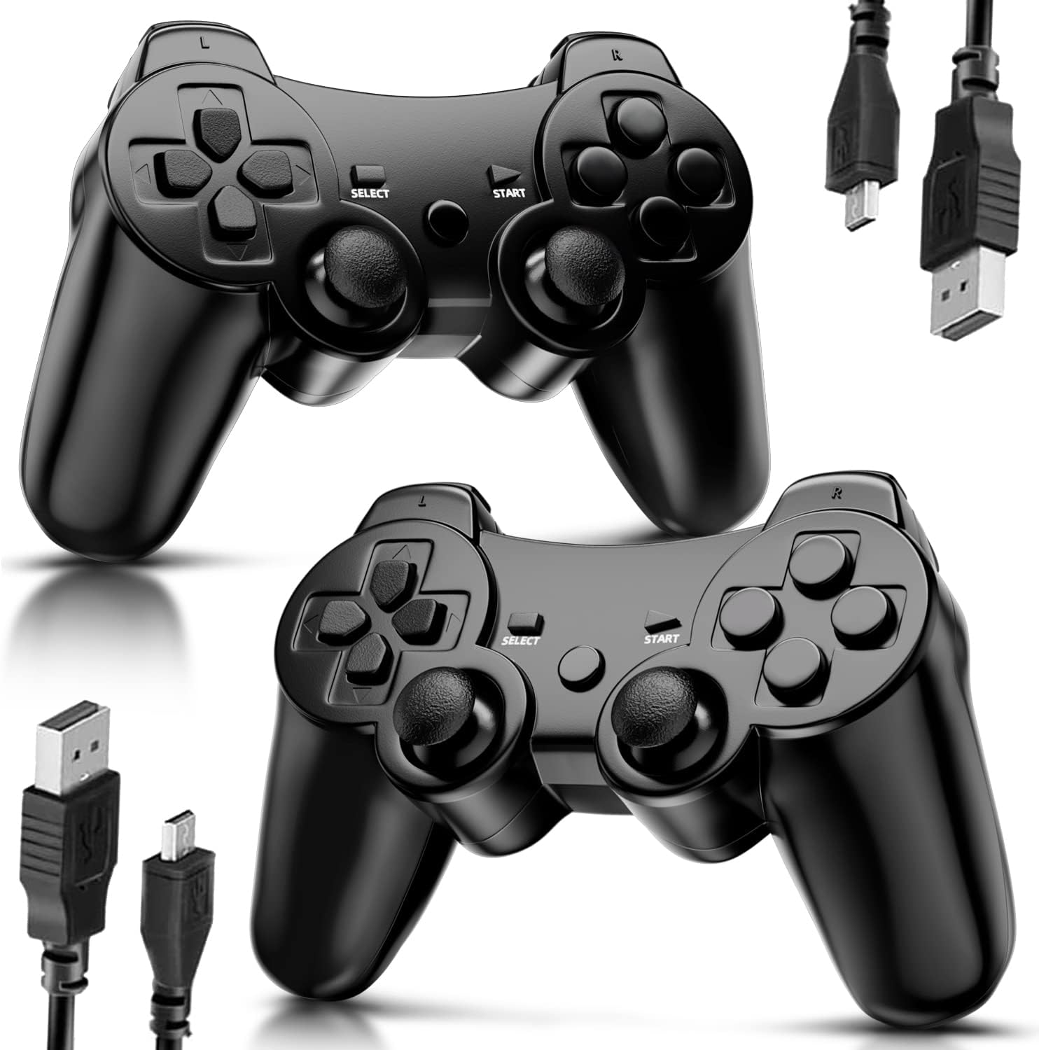 CHENGDAO Mando Inalámbrico para PS3, Gamepad inalámbrico Para PS3 ...