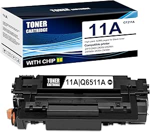 Amazon.com: 1-Pack Black 11A Q6511A Toner Cartridge: Compatible 11A ...