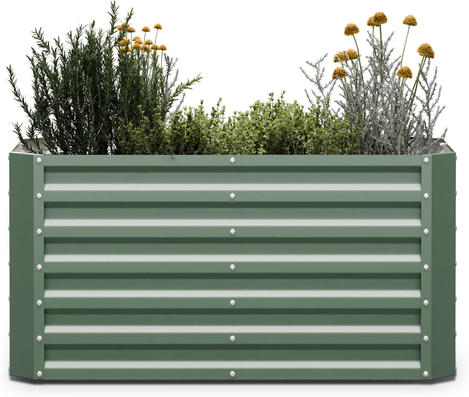 blumfeldt Jardinera Exterior High Grow, 575L en Acero Galvalume ...