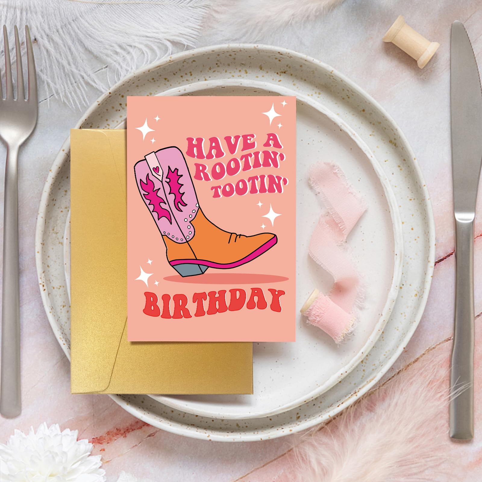 Happy Birthday Cowgirl Boots