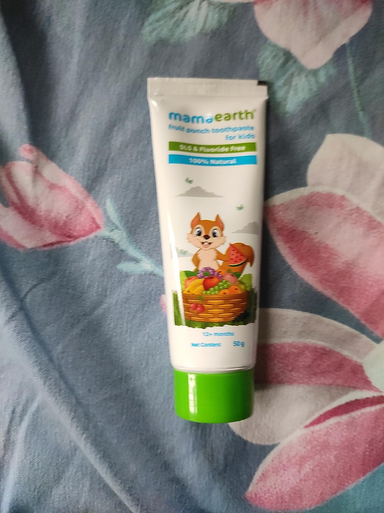 Mamaearth Fruit Punch Toothpaste - 50g | Infused with Sorbitol, Silica ...