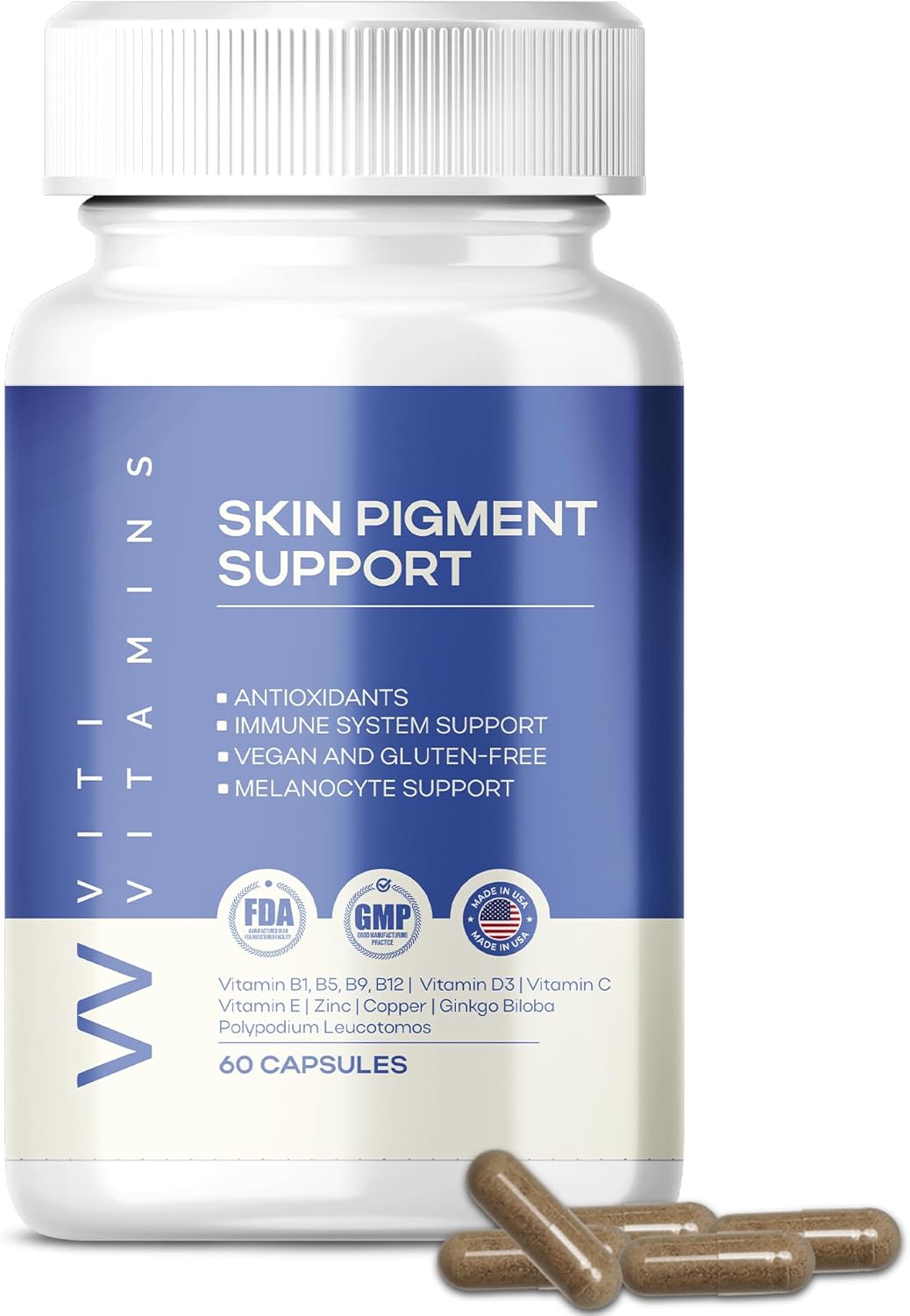 Amazon.com: Viti Vitamins Skin Pigment Support | Polypodium Leucotomos ...