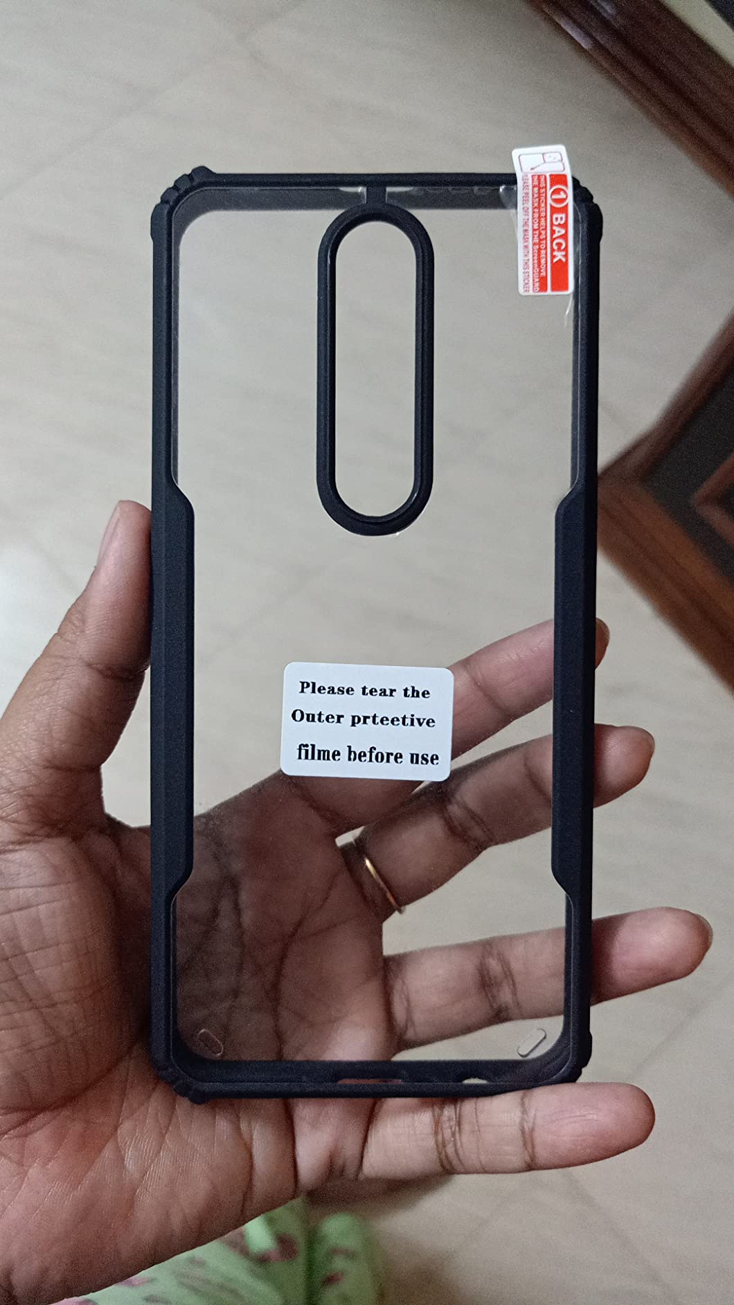 TheGiftKart Shockproof Crystal Clear Oppo F11 / F11 Pro Back Cover Case ...