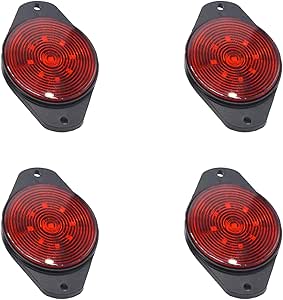 Amazon.com: JXOFROAD Side Marker Led Light,12V Round Clearance Mark ...