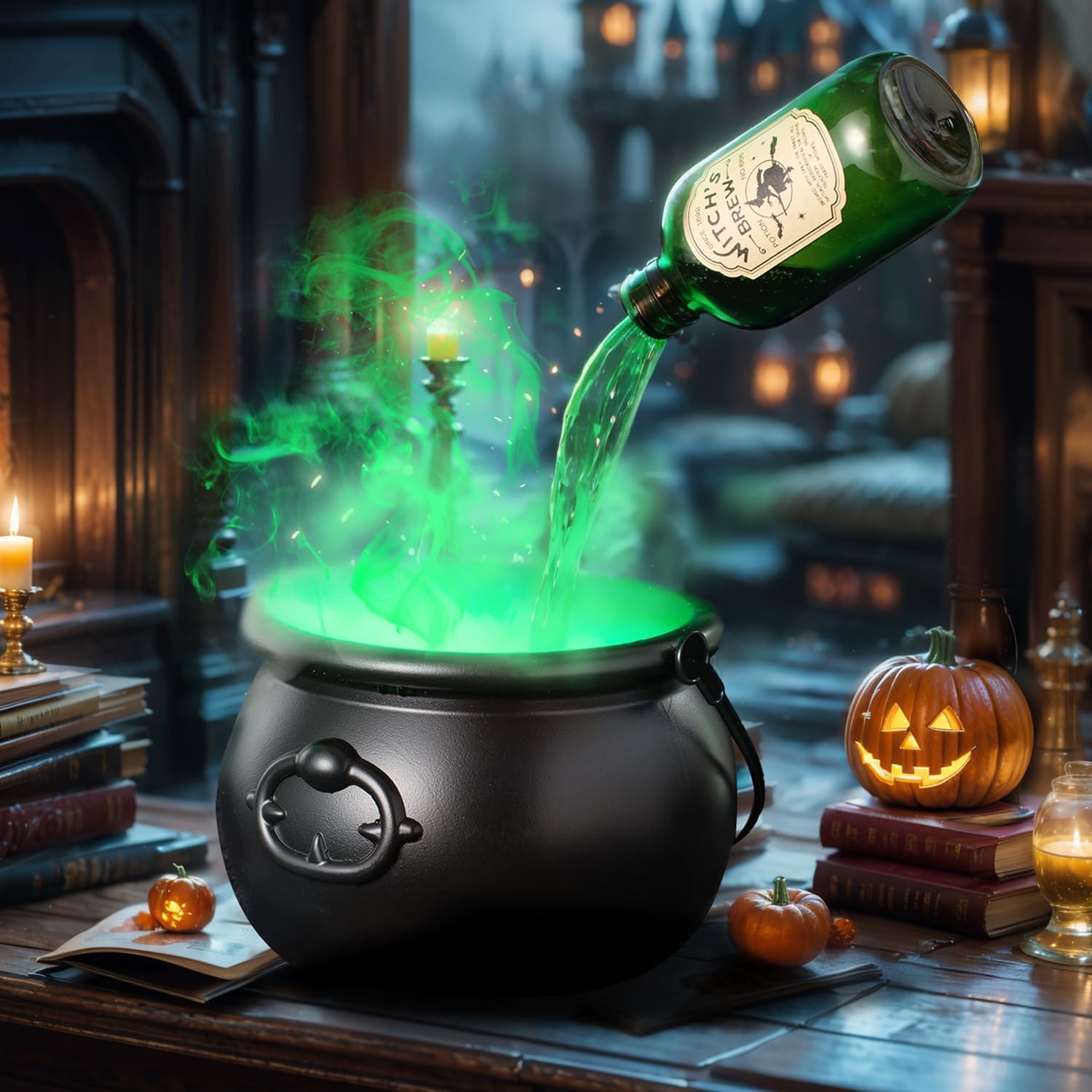 Amazon.com: Halloween Decorations Indoor - Witches Cauldron with Magic ...