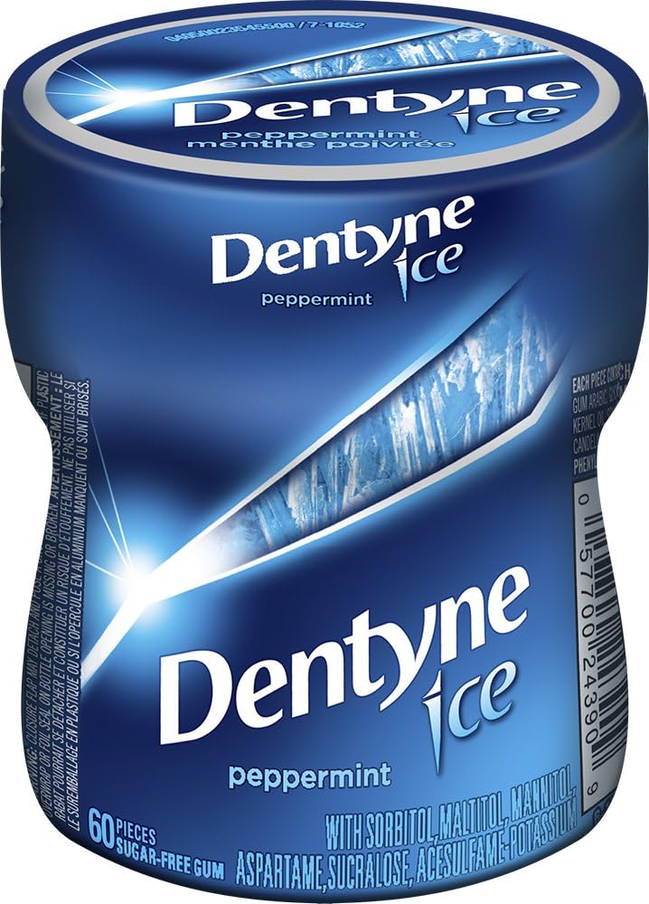 Dentyne Ice Peppermint Bottle Candy, 60 Count : Amazon.ca: Grocery ...