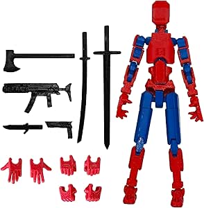 Amazon.com: FoxVilla Assembly Completed T13 Action Figure, Titan 13 3D ...