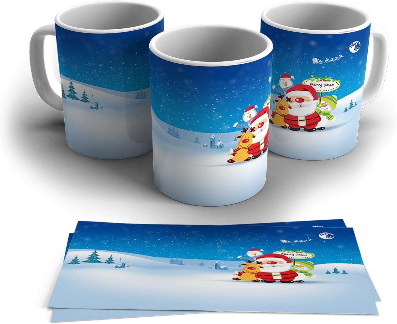Caneca Personalizada de Natal com Papai Noel : Amazon.com.br: Cozinha