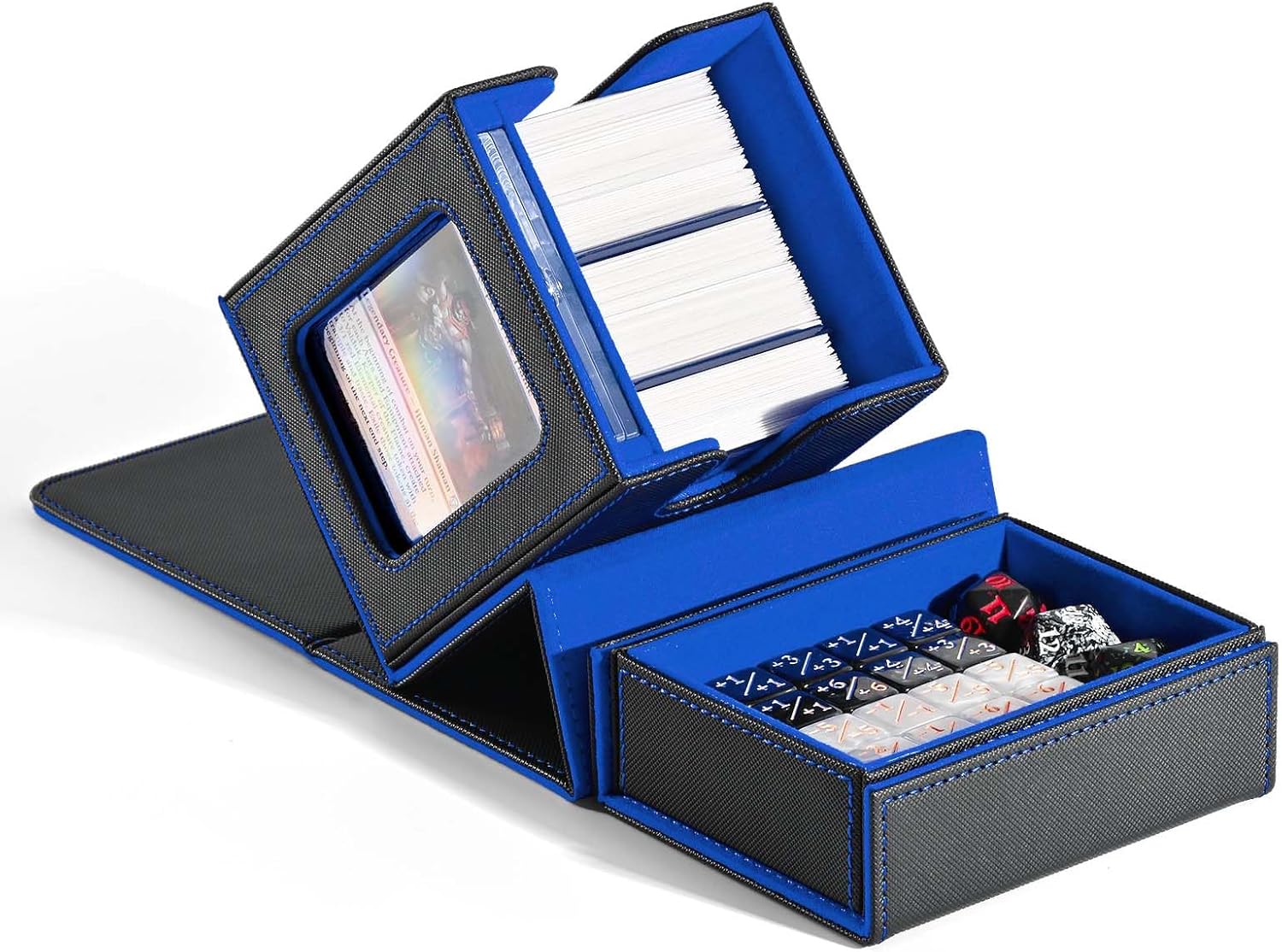 Amazon.com: ZLCA MTG Commander Deck Box with Display Window,Deck Box ...