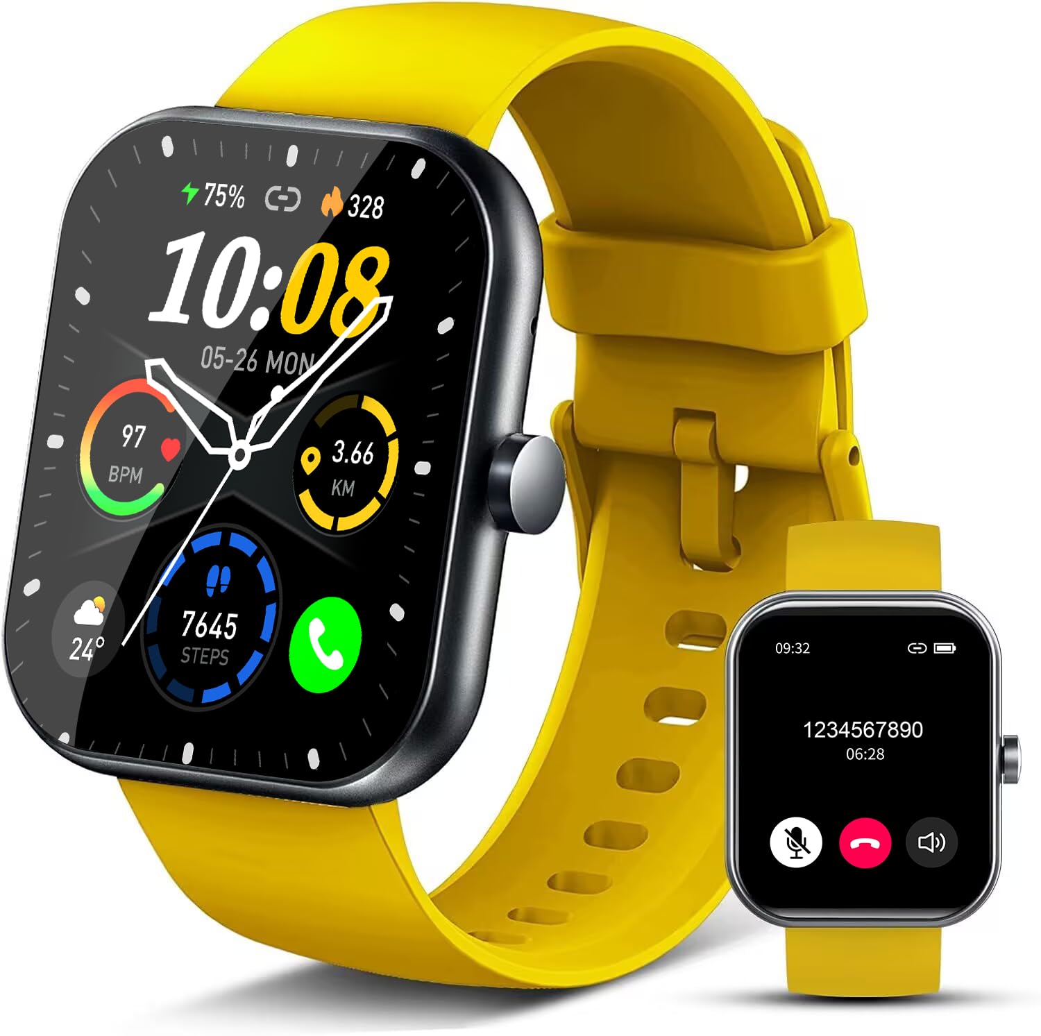 Amazon.com: DUSONLAP Smart Watch, 1.85"HD Smartwatches for Men Women ...