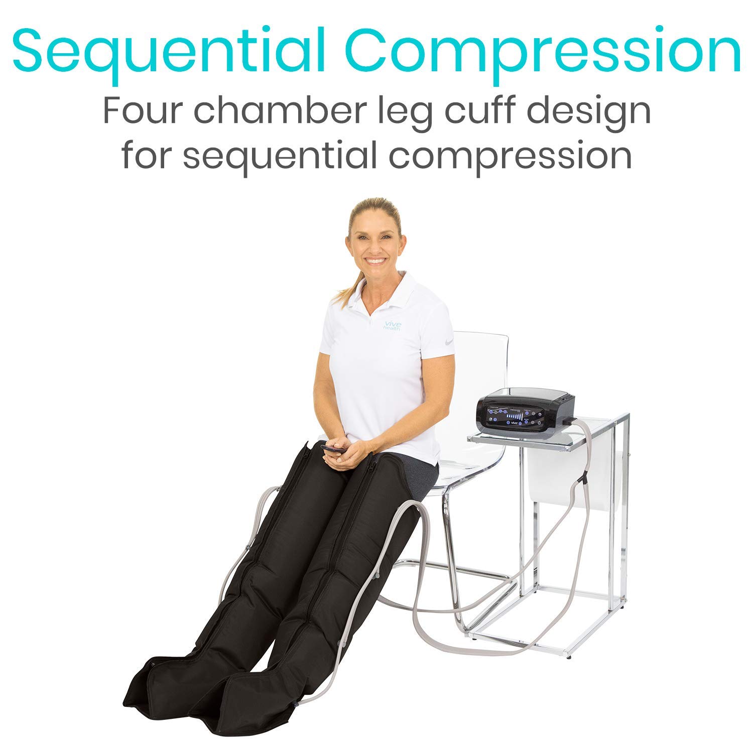Buy Sequential Compression Device by Vive - Leg Pump Machine for ...