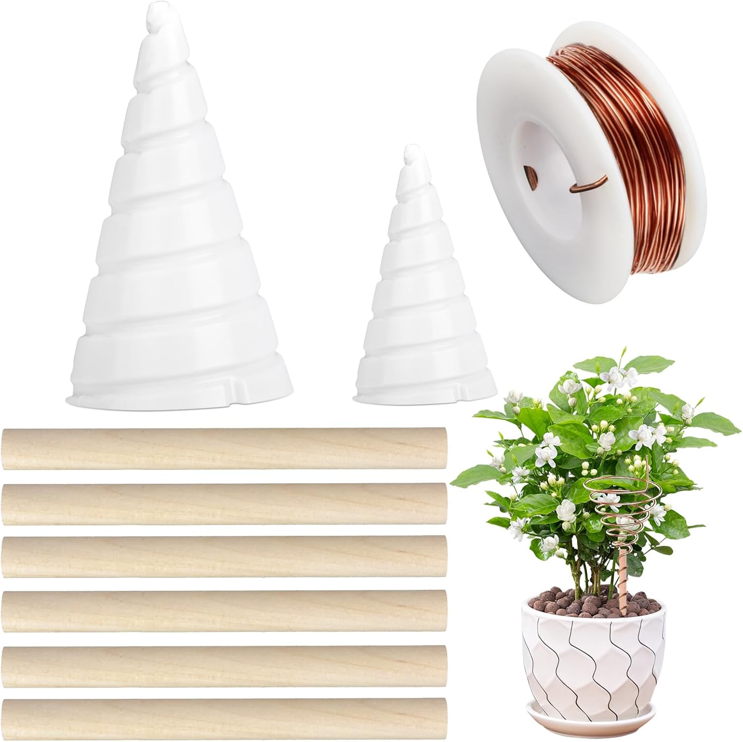 Amazon.com : DIY Electroculture Gardening Copper Antennas with ...