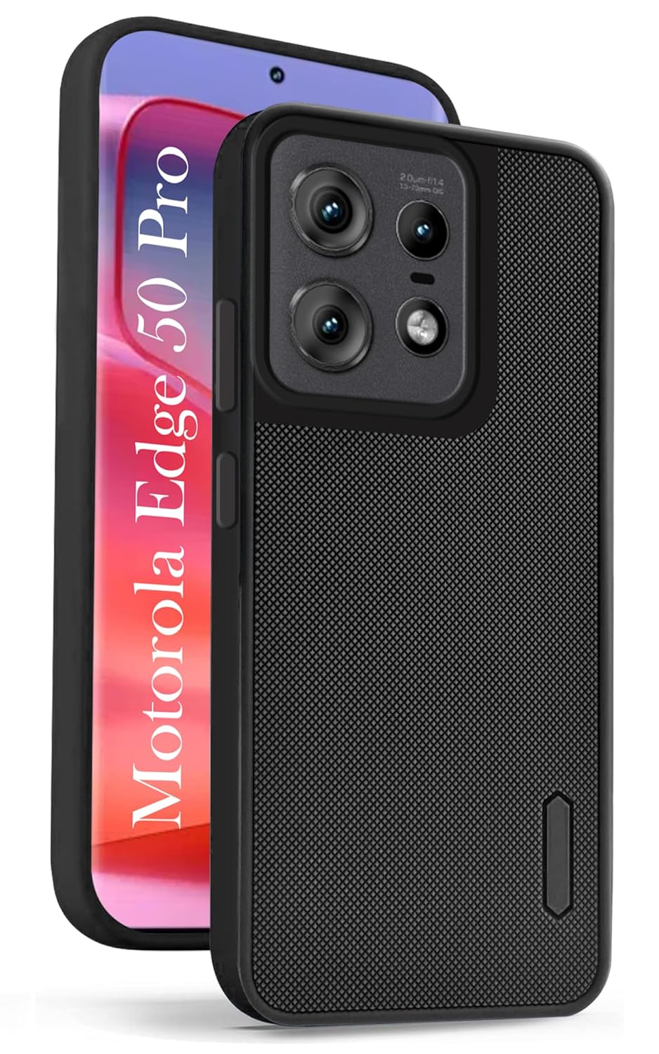 Jkobi Silicone Back Cover Case for Motorola Moto Edge 50 Pro (Textured ...