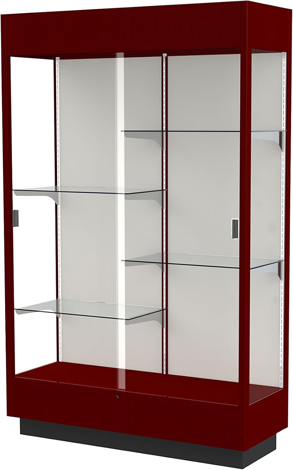 Amazon.com: Waddell Heritage Lighted Floor Display case, Hardwood ...