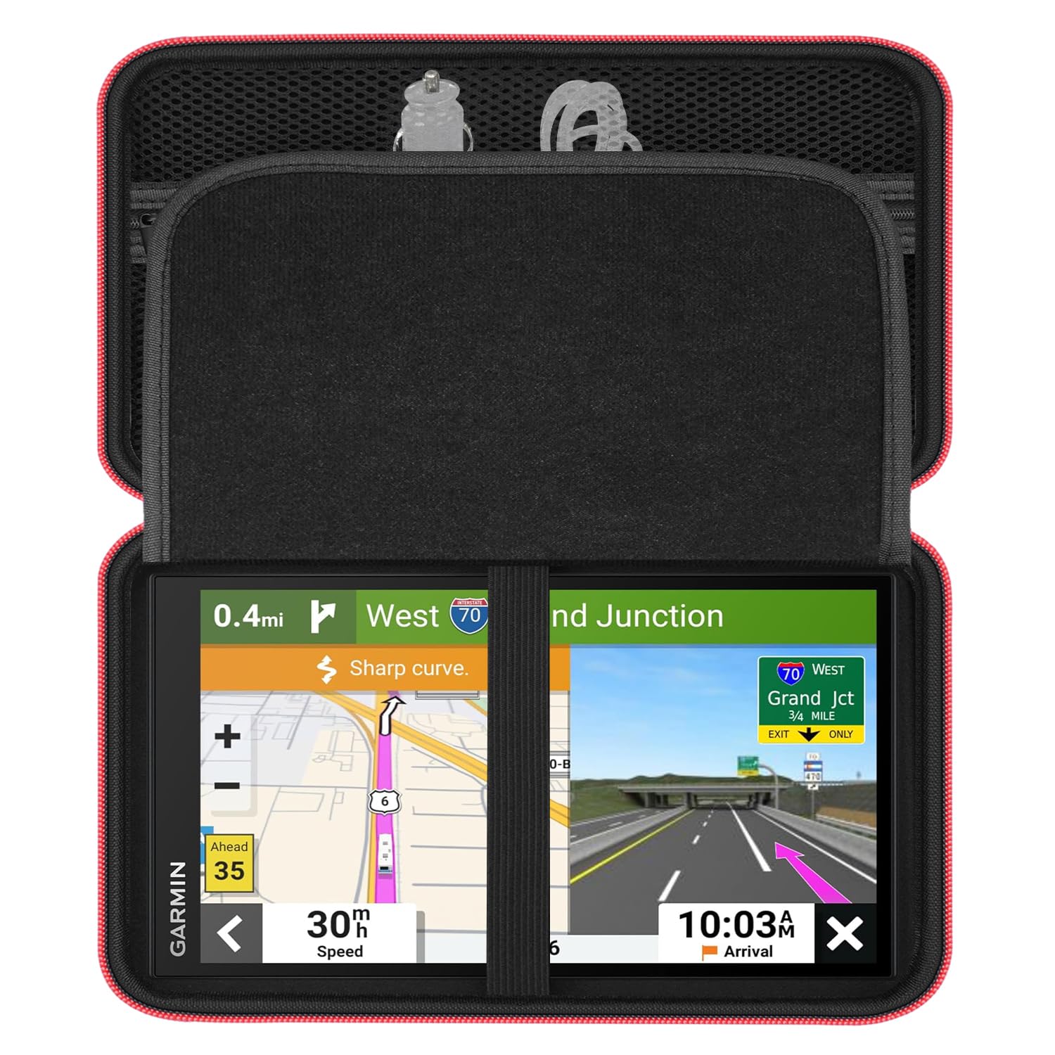 Amazon.com: HESTECH Hard GPS Case for 6-7 Inch Garmin DriveSmart 76/65 ...