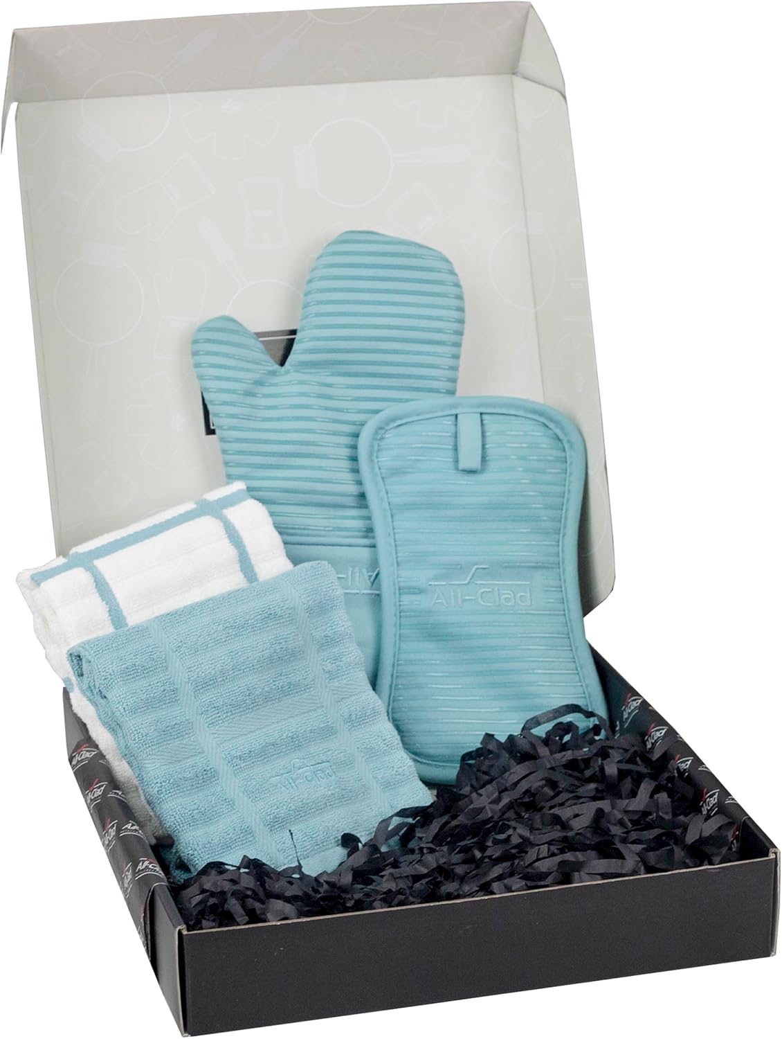 Amazon.com: All-Clad Gift Set, 100% Cotton Kitchen & Dining Linen Set ...