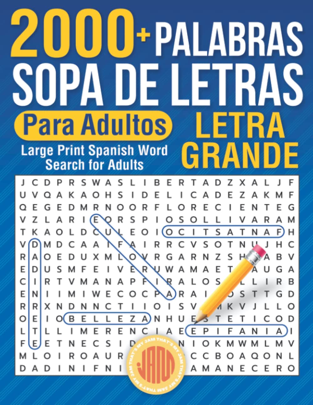 Letra Grande 2000+ Palabras Sopa de Letras Para Adultos: Búsqueda de ...