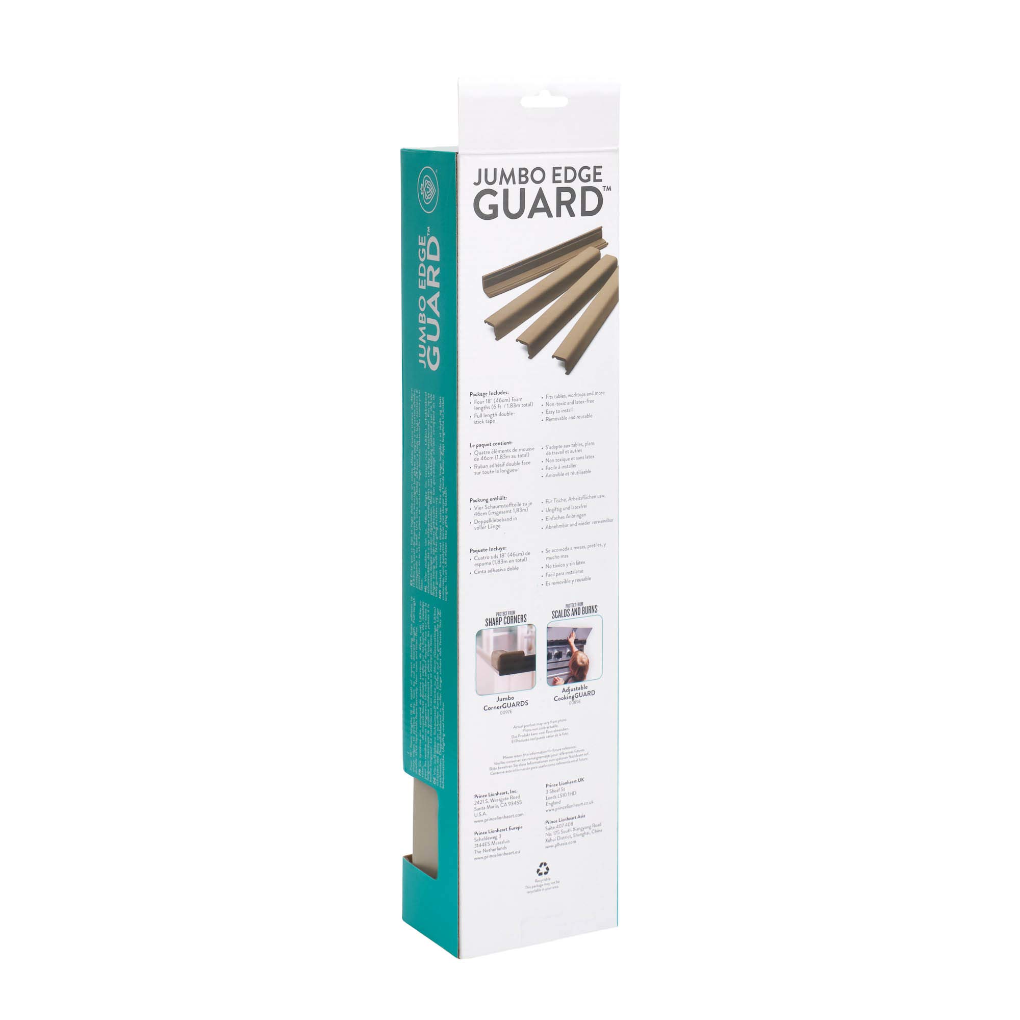 Prince Lionheart Jumbo Edge Guards, Neutral/beige