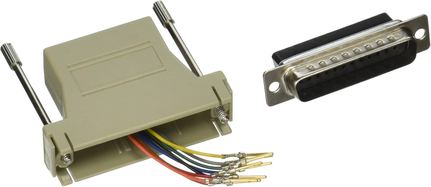 C2G/Cables to Go 02934 RJ45/DB25 Male Modular Adapter (Gray) – BigaMart