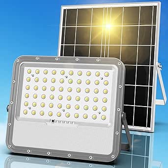 Engrepo Solar Lights Outdoor 10000LM Auto On/Off Dusk to Dawn Light ...