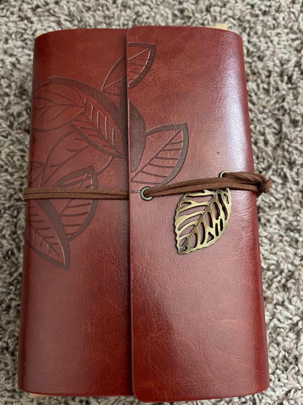 Staiko Retro Leaves Pendants Style Journal Notebook,7 Inch Vintage ...