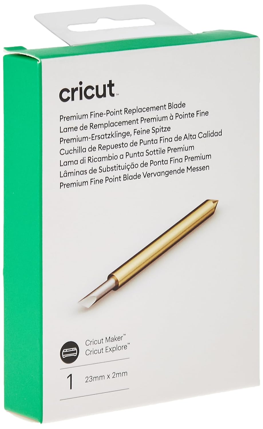Cricut Premium Fine-Point Replacement Blade, Metal : Amazon.in: Home ...