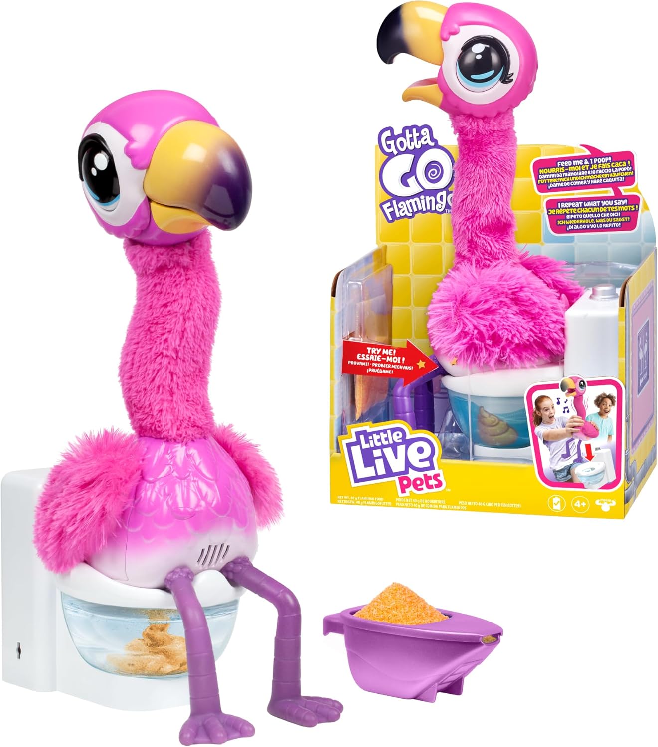 Amazon.es: Little Live Pets - Flamingo The Poop, Flamenco Interactivo ...