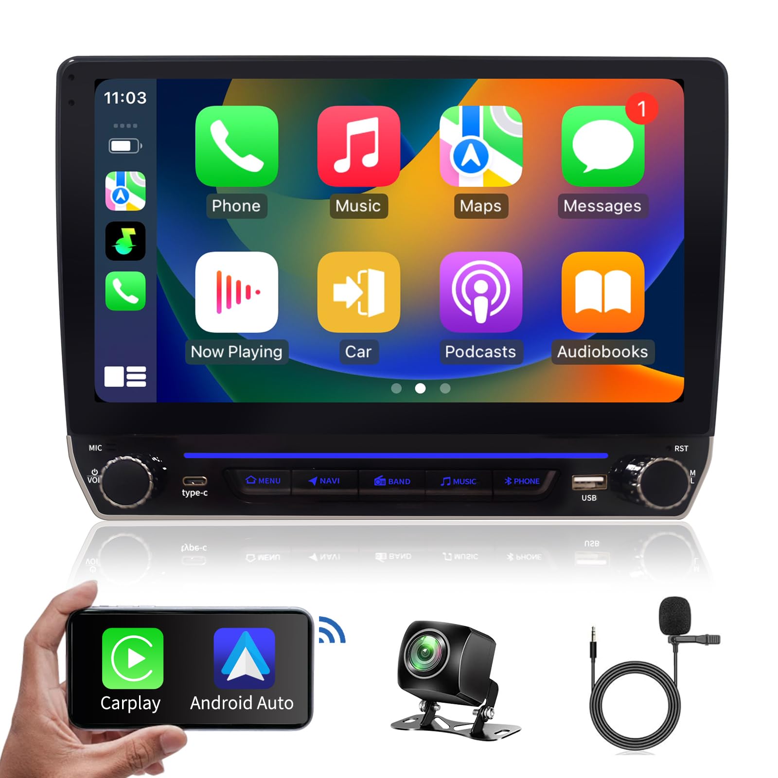 Amazon.com: Upgraded [6+128G] Car Radio Stereo for Toyo-ta RAV4 2013 ...