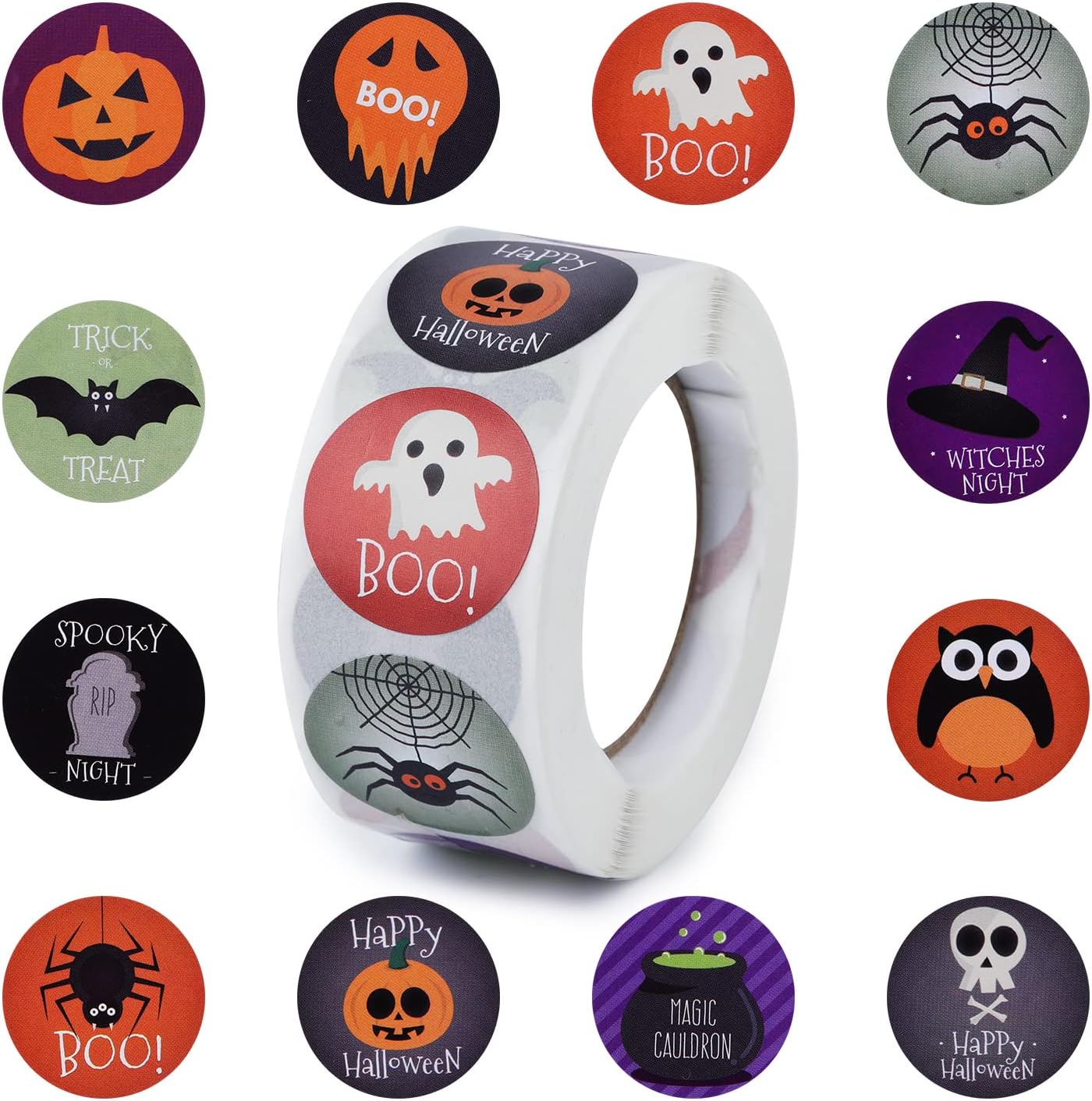 Amazon.com: AIEX 500pcs Halloween Stickers for Kids, Halloween Stickers ...