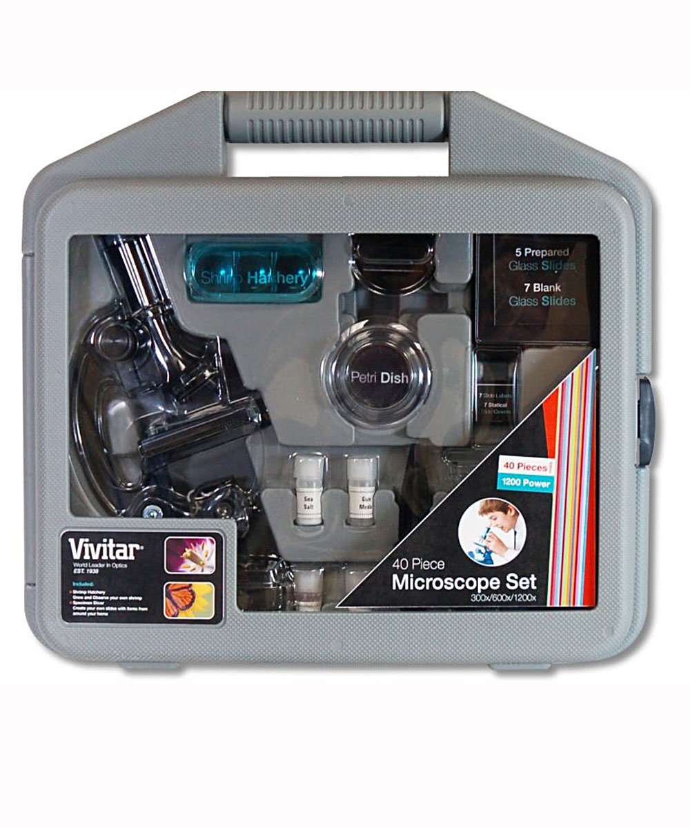 Vivitar 40 Piece Microscope Set : Amazon.in: Electronics