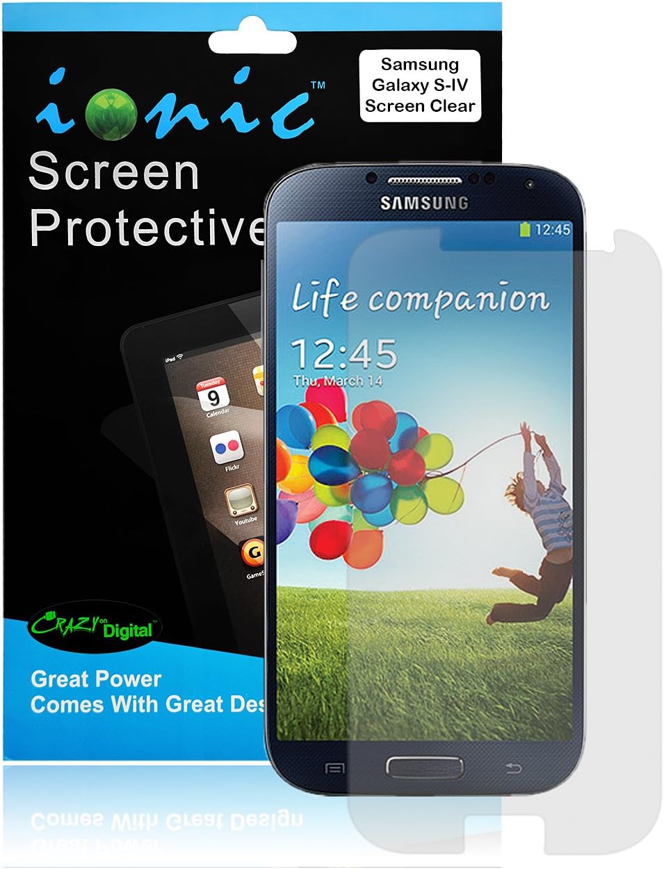 Amazon.com: Ionic High Definition (HD) Screen Protector Film Invisible ...
