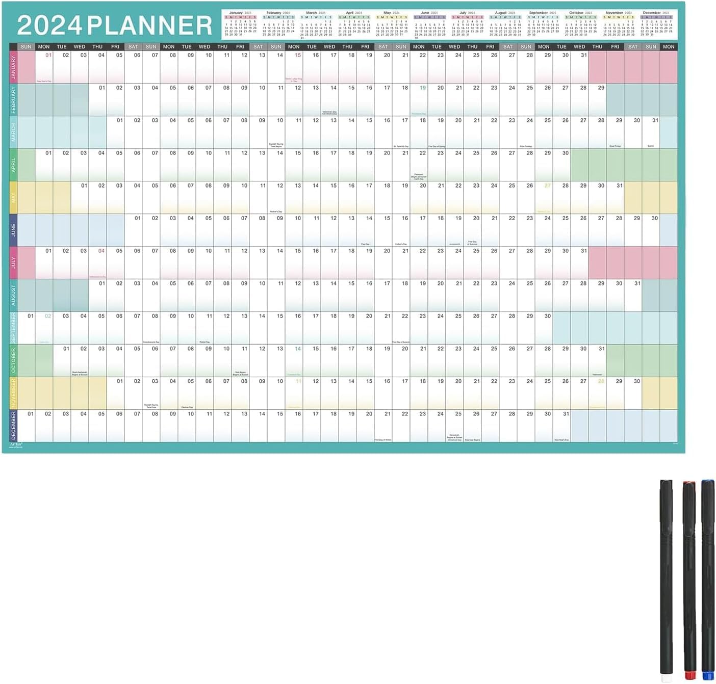 Calendrier Big Assed, calendrier Big Assed 2024, calendrier mural ...