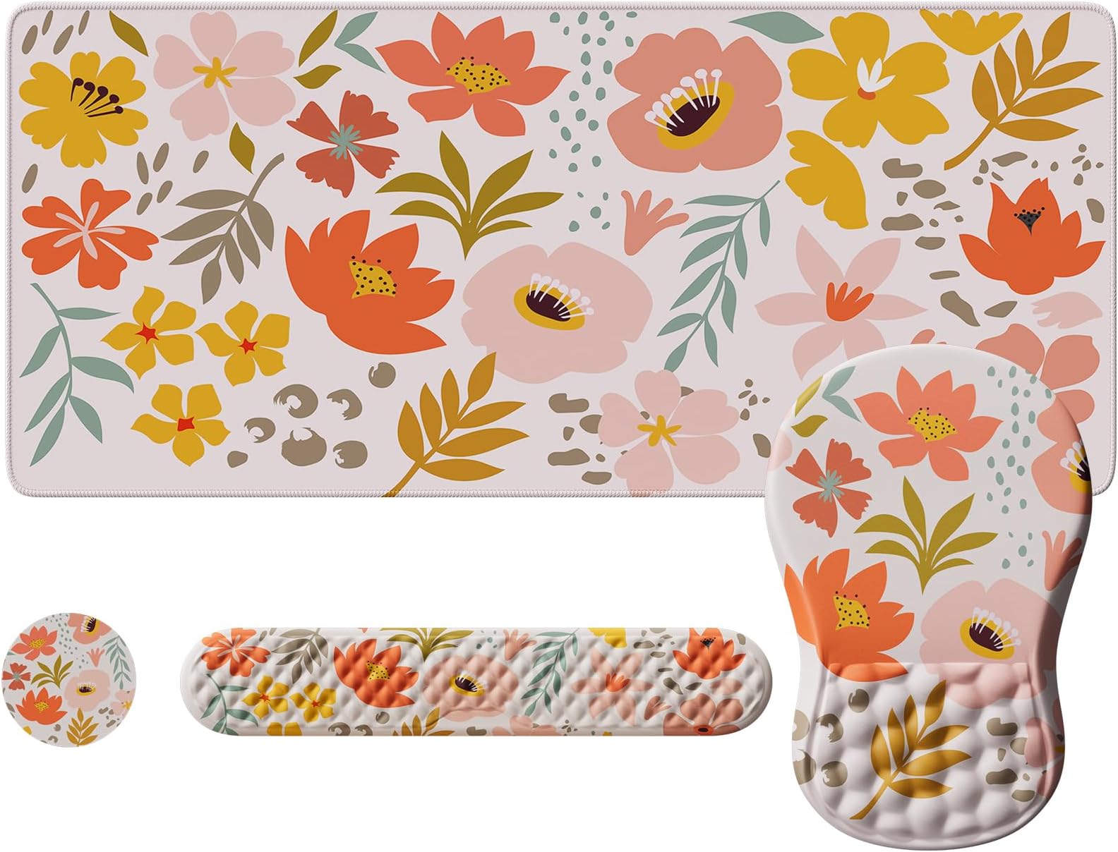 Amazon.com: iLeadon Large Desk Mat, Ergonomic Mouse Pad and Keyboard ...