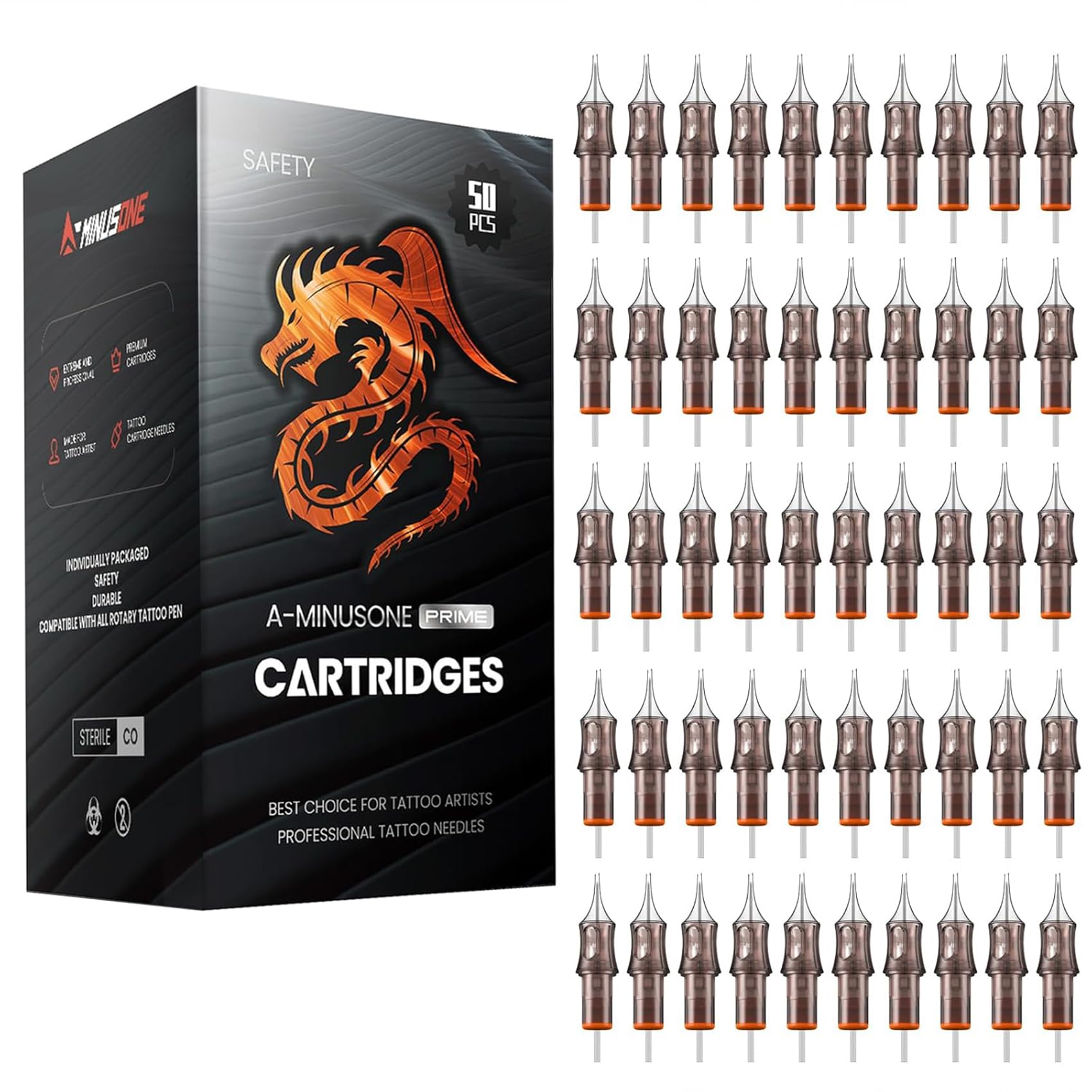 Amazon.com: 50 Assorted Tattoo Cartridge Needles Mixed Size #12RL ...