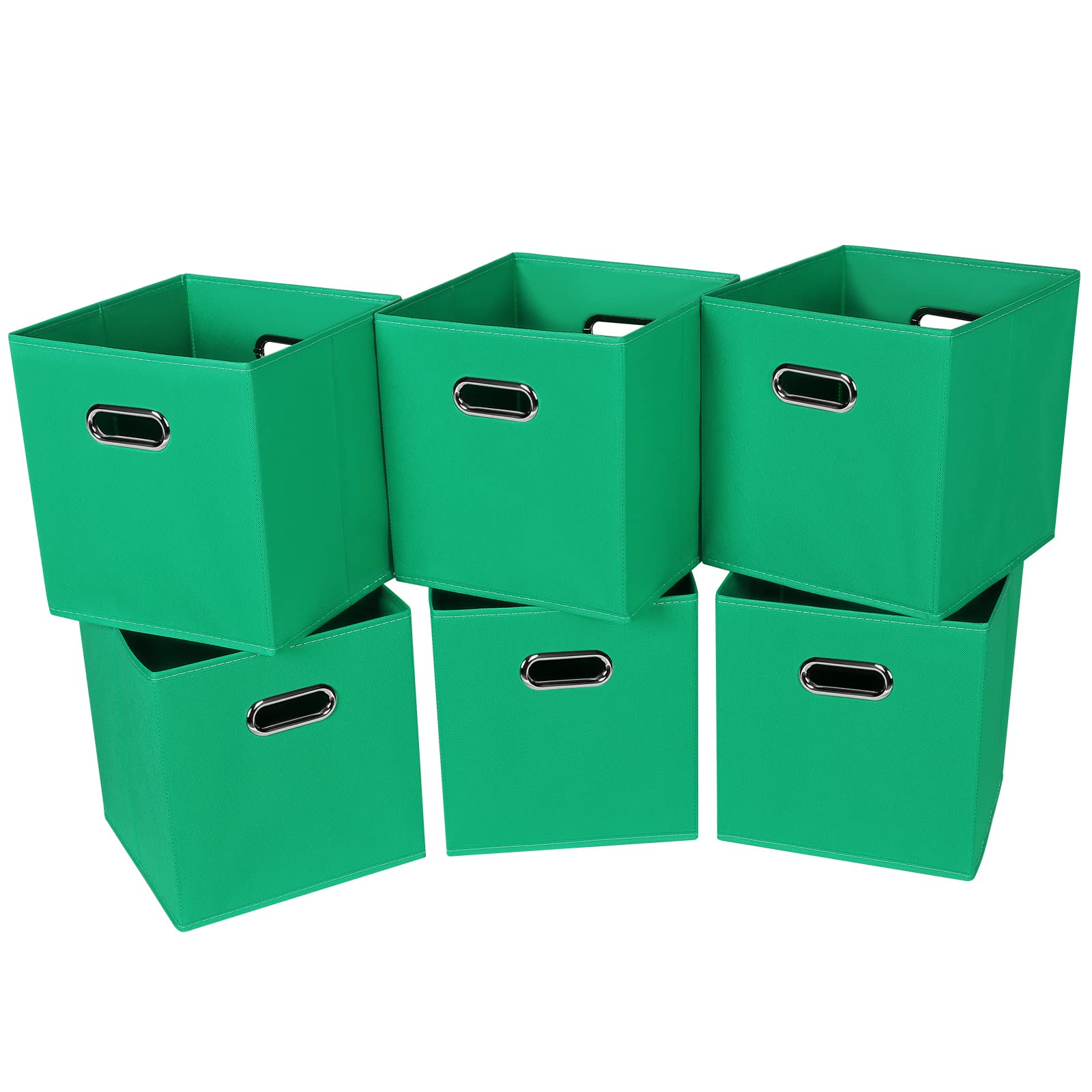 Amazon.com - STOREONE 13 Inch Cube Organizer Bins ,Black Fabric Storage ...