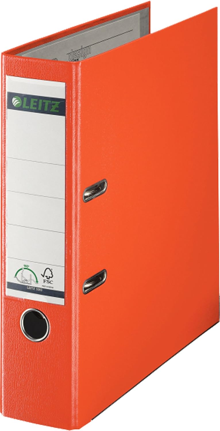 Leitz Qualitäts-Ordner Plastik-Cover 180°A4 (A4 - dorso 80 mm, 1 Stück ...