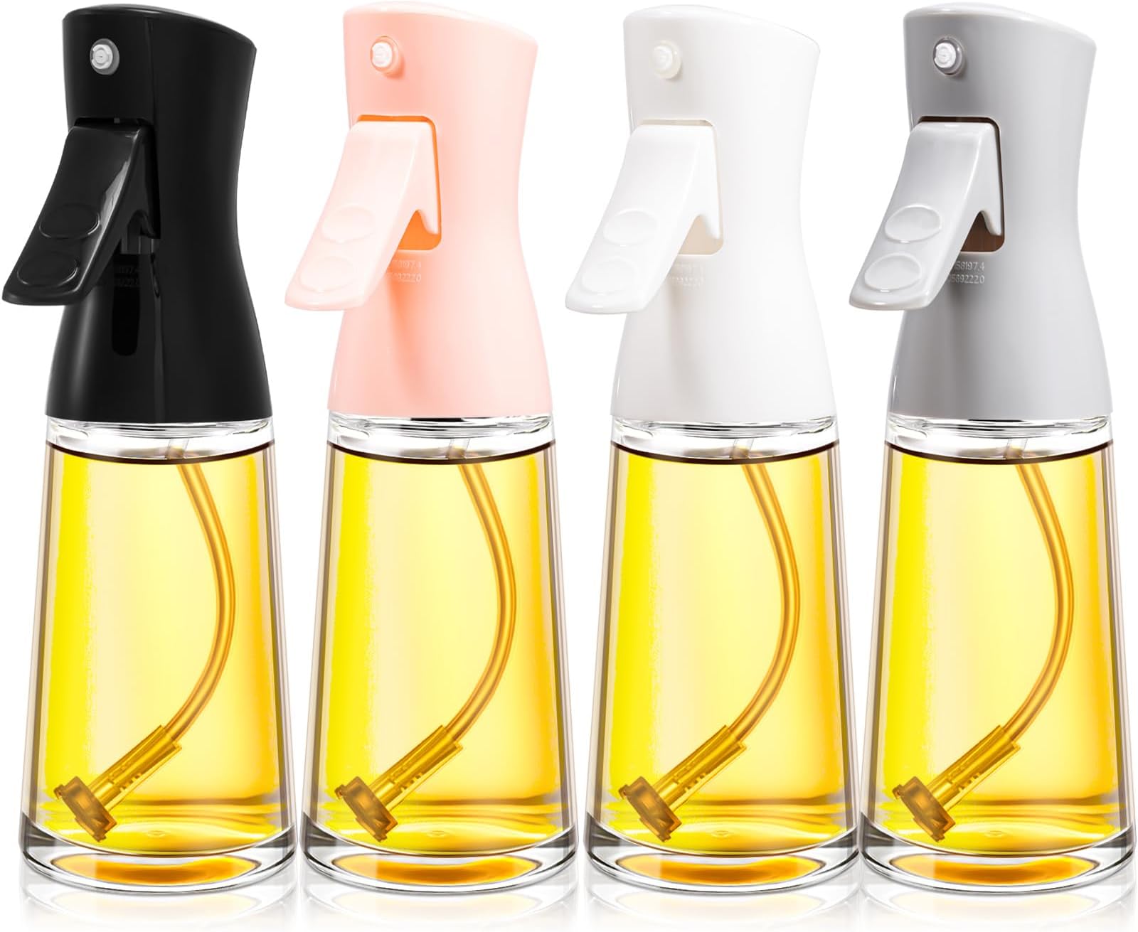 Amazon.com: Lallisa 4 Pcs Oil Sprayer for Cooking 180 ml Glass Olive ...