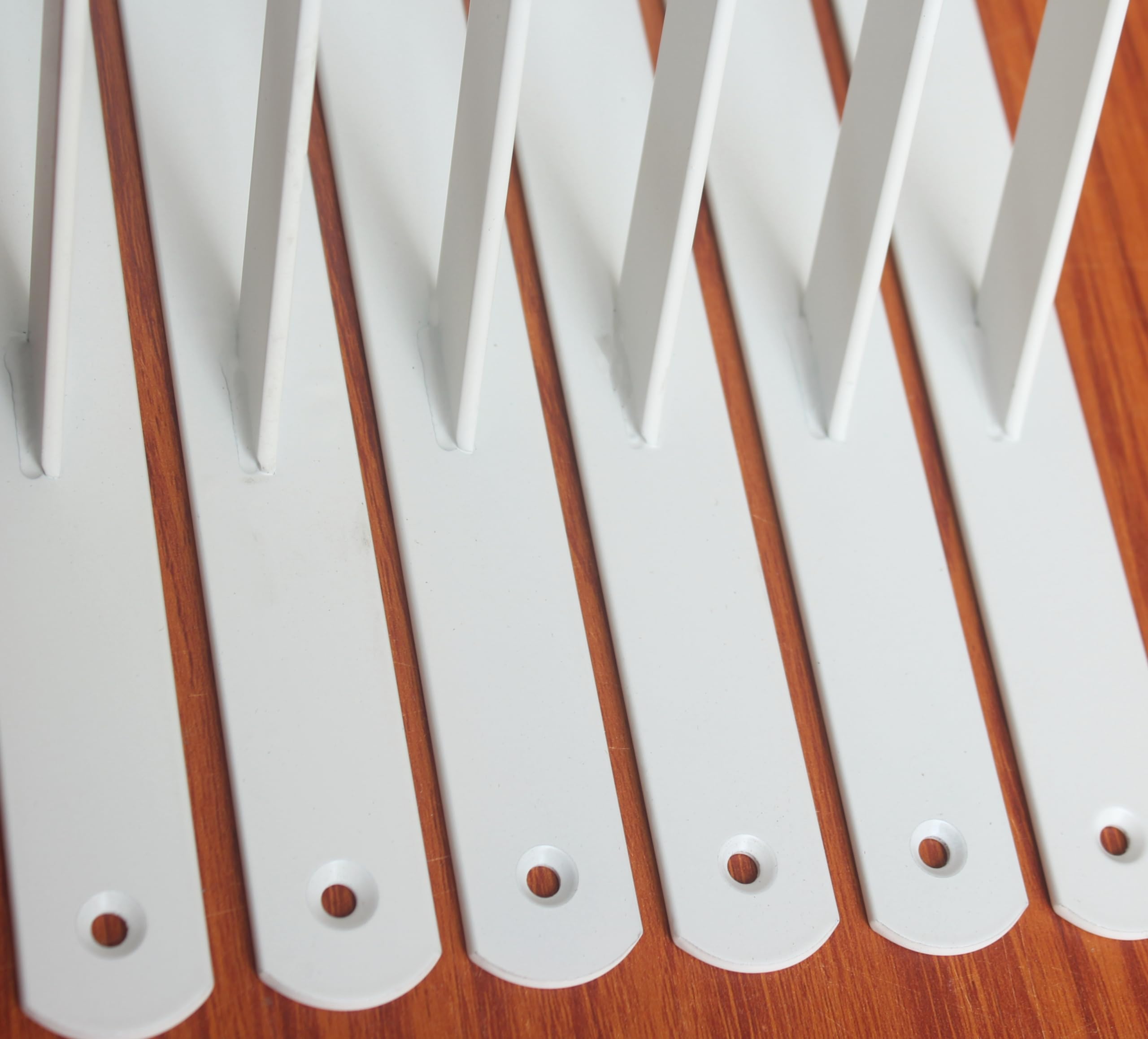 Snapklik.com : 12 Pack L14 X H 10" White Heavy Duty Shelf Brackets