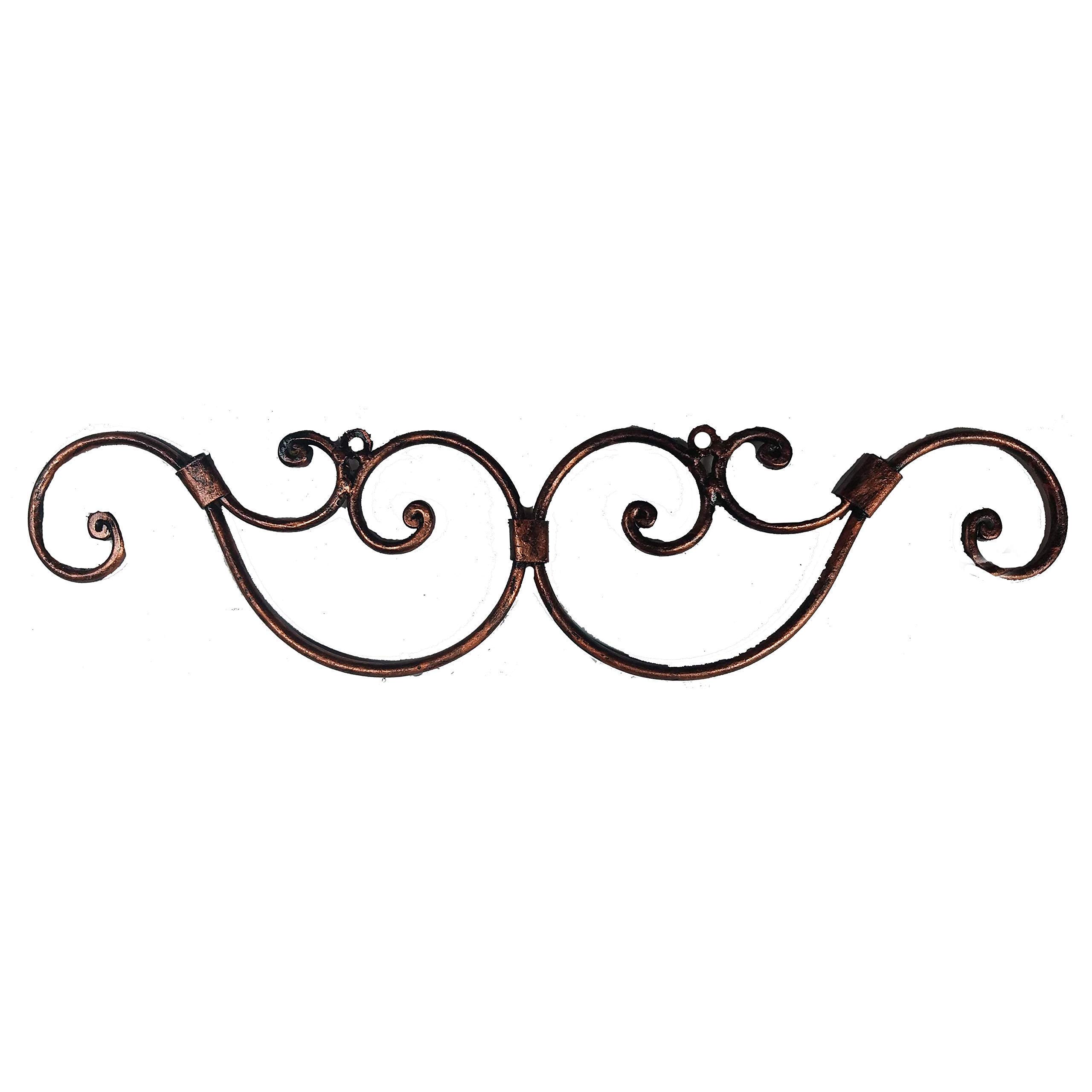 Scroll Door Toppers Metal Iron Scroll Over Door Decor | Wayfair