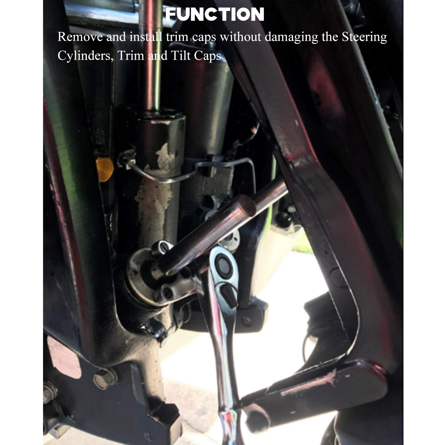 Outboard Trim/Tilt Pin Wrench MT0006-32mm x 4mm Remove Trim/Tilt Caps ...